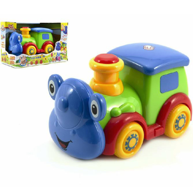 Mašinka plast 16 cm na baterie se světlem se zvukem