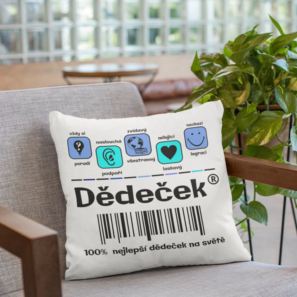 Polštář - 100% dědeček