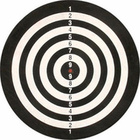 Oboustranný terč s šipkami 29 cm