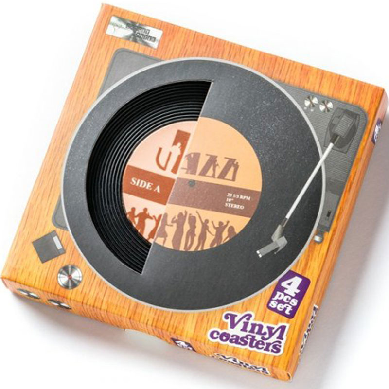 Vinylové podtácky - sada 4 ks